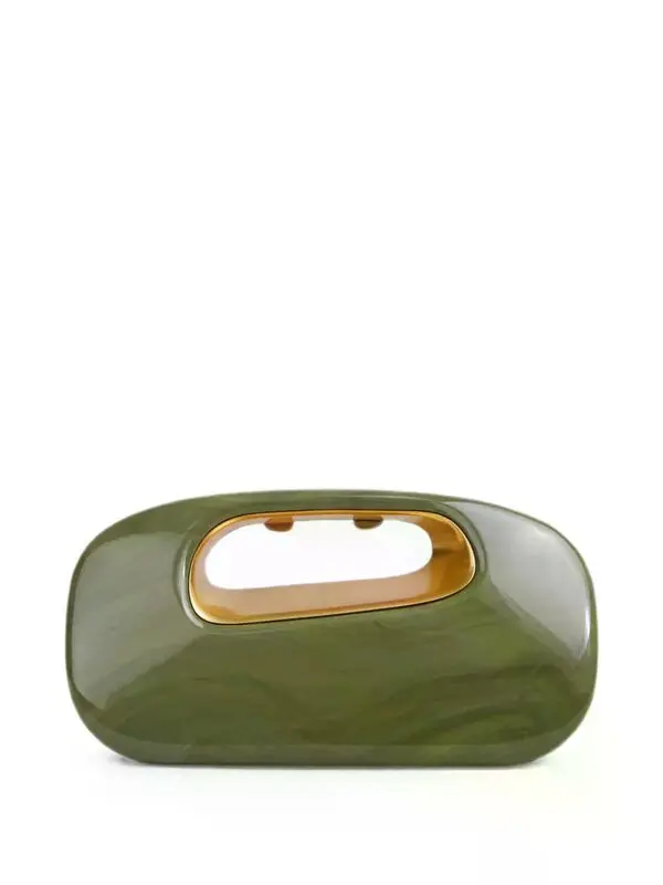 Cult Gaia Amara Clutch - Green