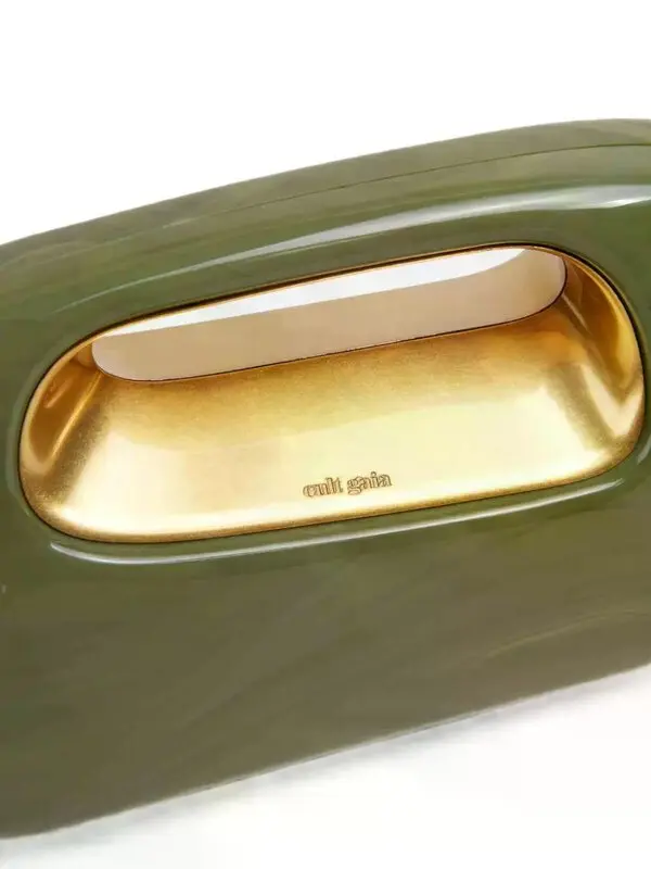 Cult Gaia Amara Clutch - Green