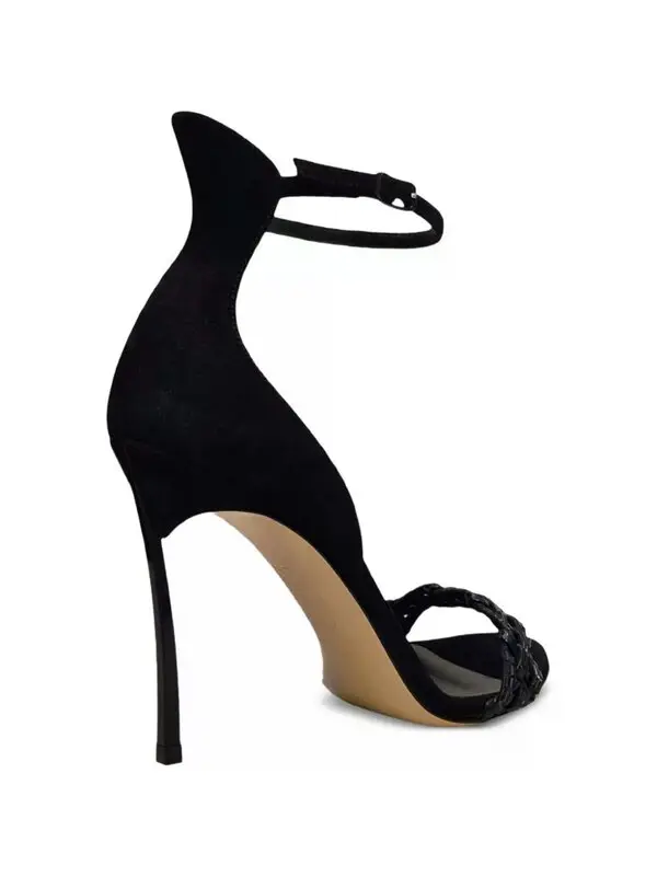 Casadei Blade Braided-strap Sandals