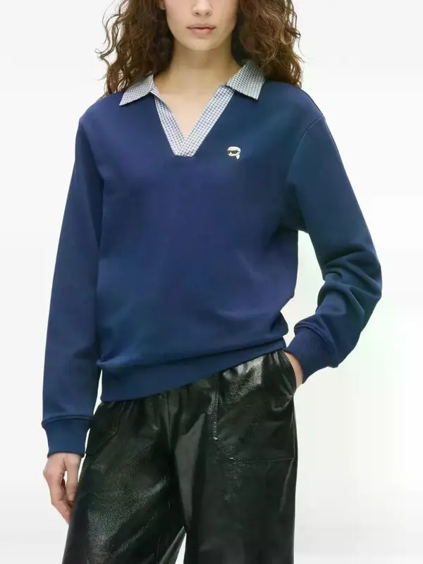 Karl Lagerfeld Ikon V-neck Sweatshirt