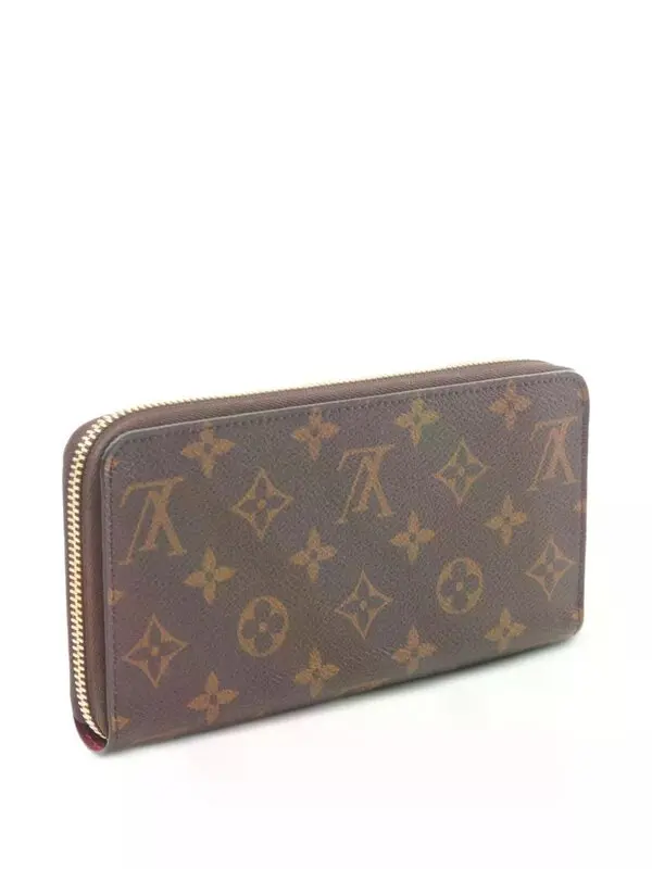 LOUIS VUITTON Monogram Zippy Wallet - Brown