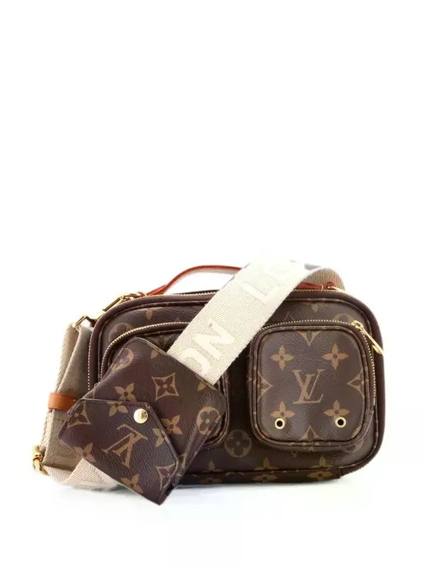LOUIS VUITTON Utility Monogram Canvas Crossbody Bag - Brown
