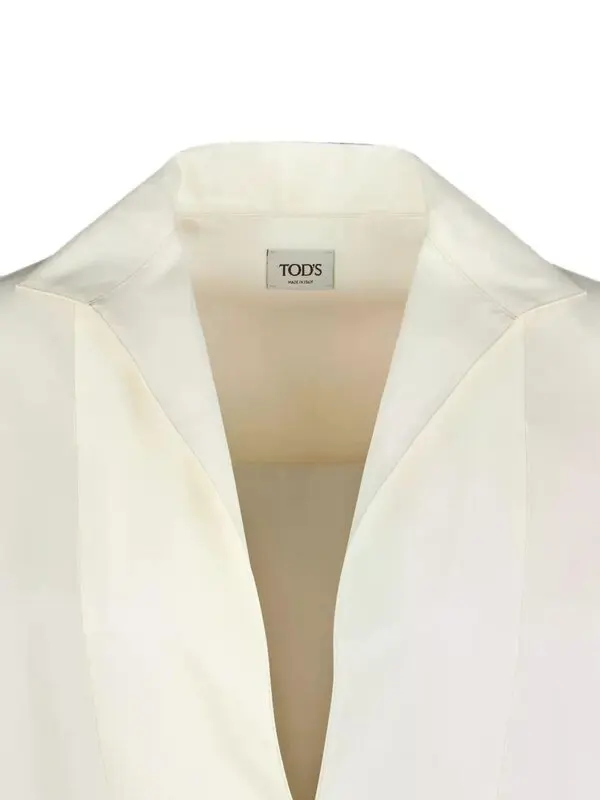 TOD'S V-neck Patch Pocket Dress