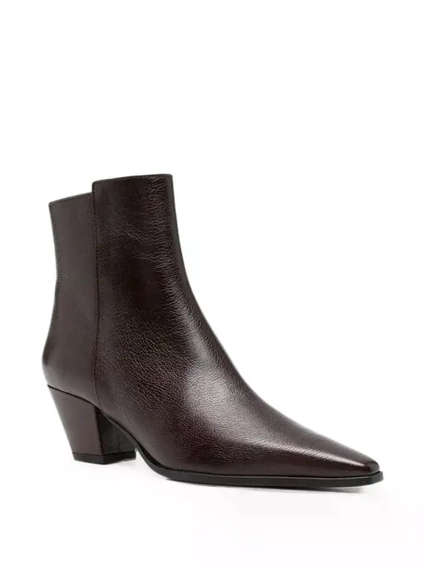 Roberto Festa Milia Point-toe Leather Ankle Boots