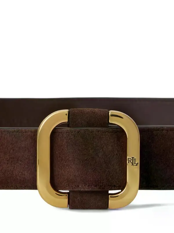 Ralph Lauren Suede Slide-buckle Belt