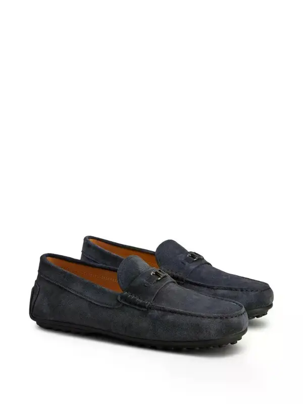 TOD'S City Gommino Suede Loafers - Blue
