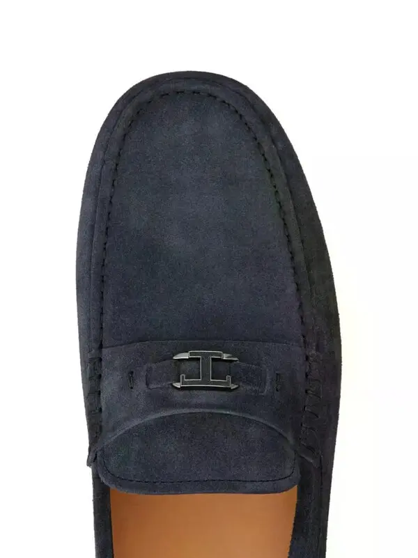TOD'S City Gommino Suede Loafers - Blue