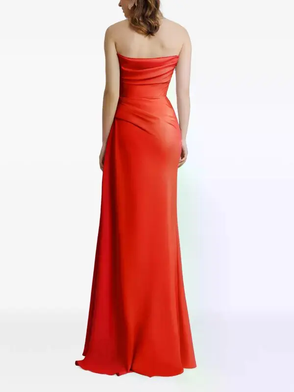 GEMY MAALOUF Embellished Strapless Gown