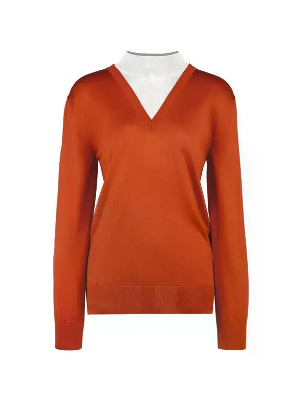 TOD'S Layered Mock Turtleneck In Silk