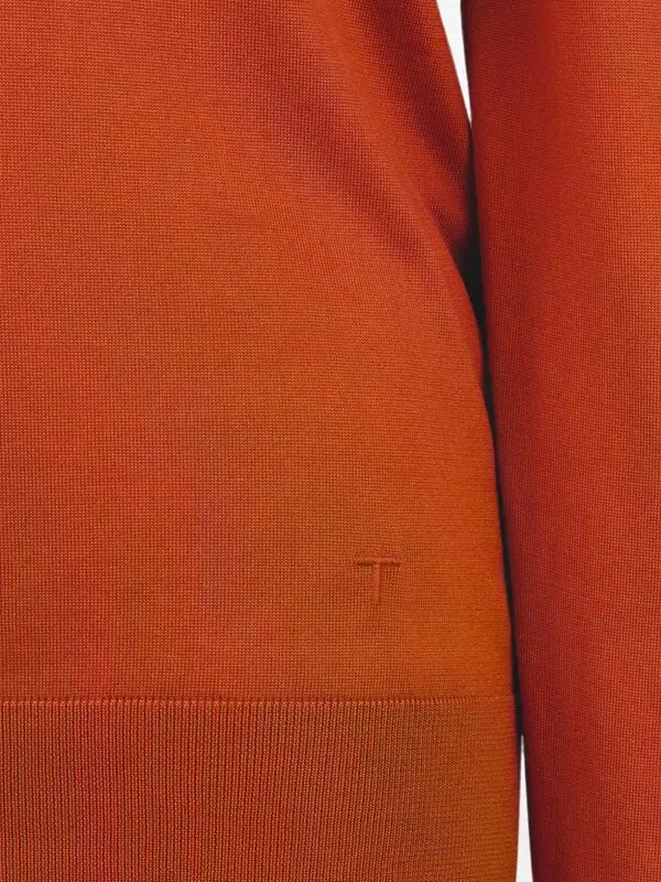 TOD'S Layered Mock Turtleneck In Silk