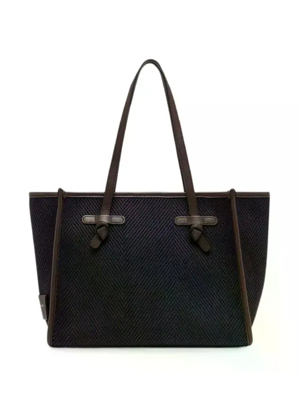 GIANNI CHIARINI Marcella Medium Herringbone Tote Bag