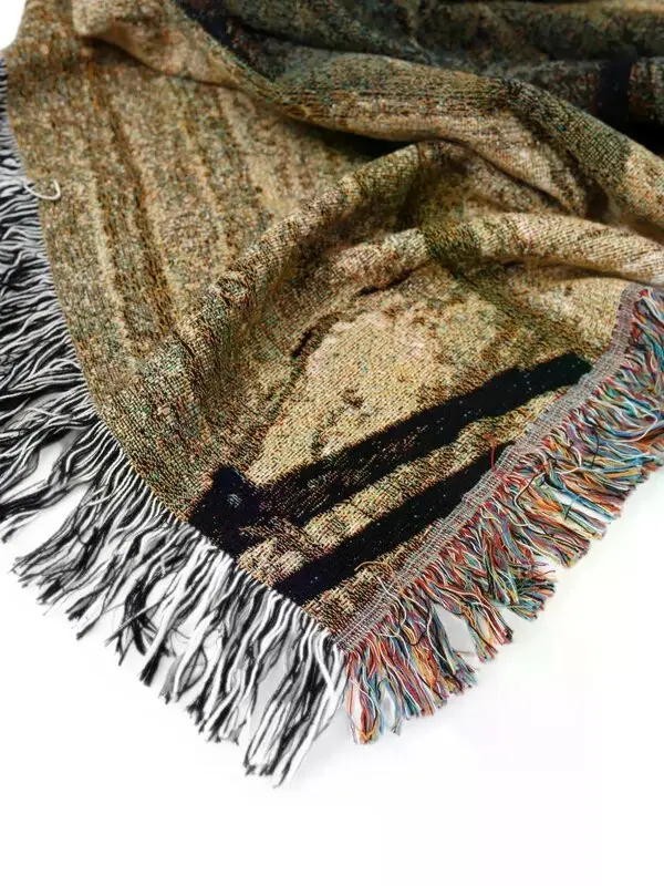 BLESS Niemeyer Staircase Intarsia-graphic Blanket