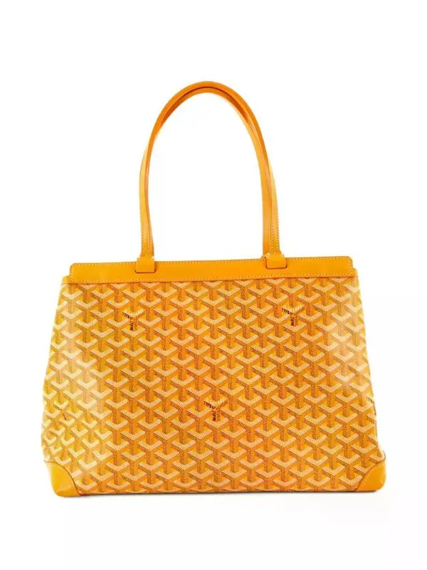 Goyard Bellechasse Pm Tote Bag In Coated Canvas - Yellow