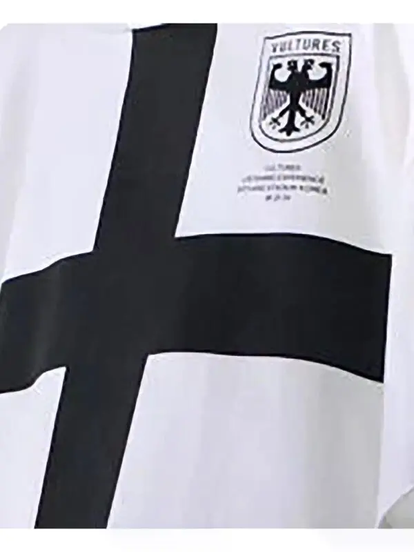 KANYE WEST Vultures Korea Cross-print T-shirt