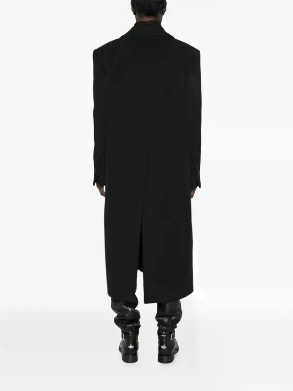 ANN DEMEULEMEESTER Single-breasted Wool Coat
