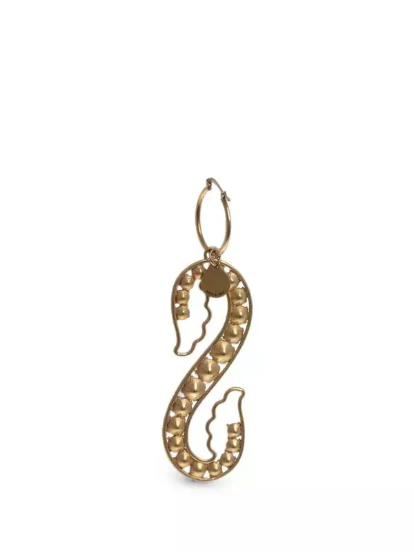 Stella McCartney Single Metal Earring With Crystal Embellishments