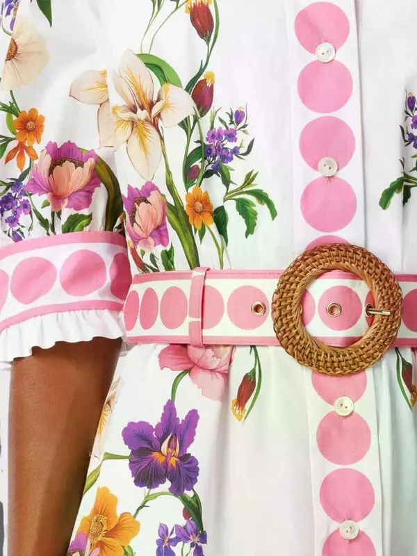 Borgo De Nor Floral-print Cotton Maxi Dress