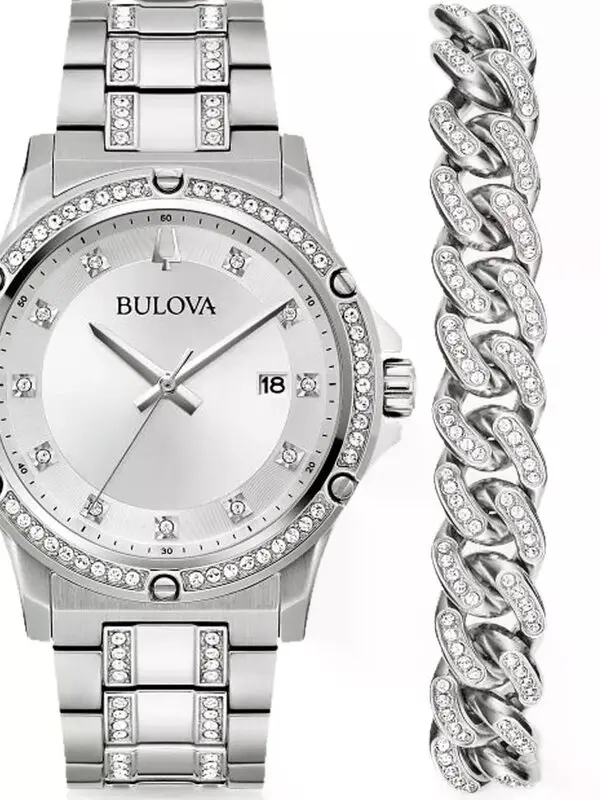 Bulova Crystal 42mm Watch