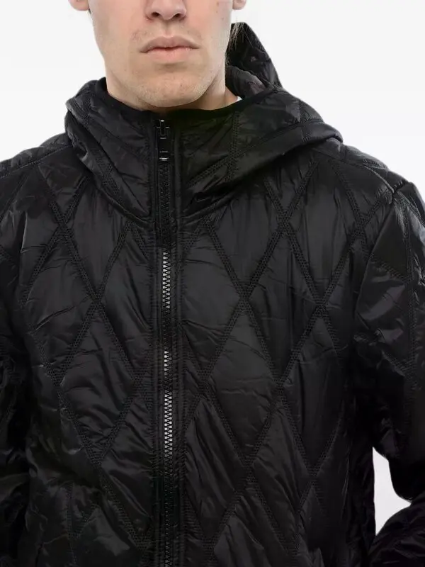 DIESEL® Quilted Hooded Jacket