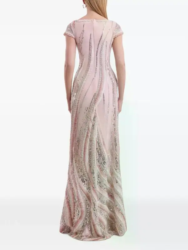 GEMY MAALOUF Beaded Sequin-embellished Dress