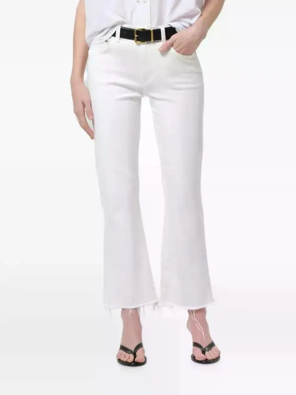 Citizens Of Humanity Goldie Kick-flare Jeans - White