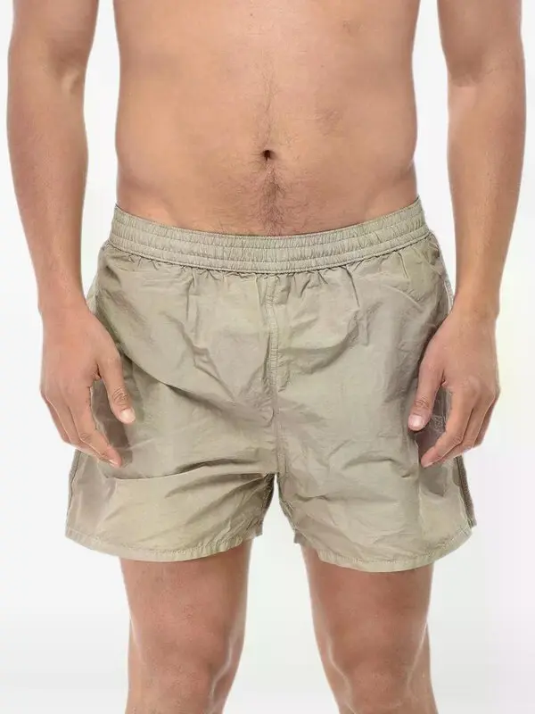 Off-White Drawstring Swim Shorts