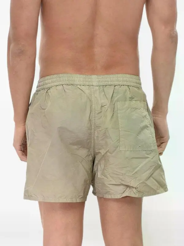 Off-White Drawstring Swim Shorts
