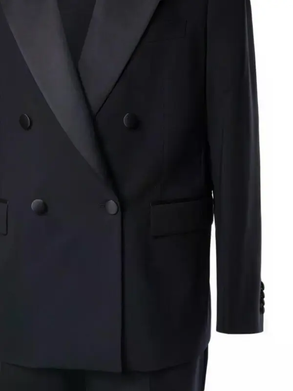LARDINI Double-breasted Peak-lapel Suit
