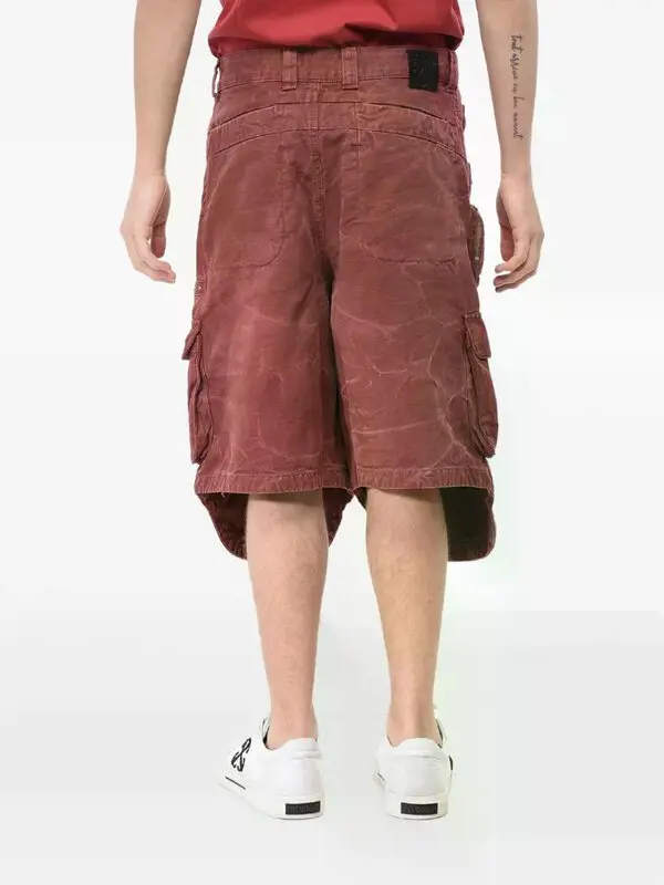 Off-White Multi-pocket Garment-dyed Shorts