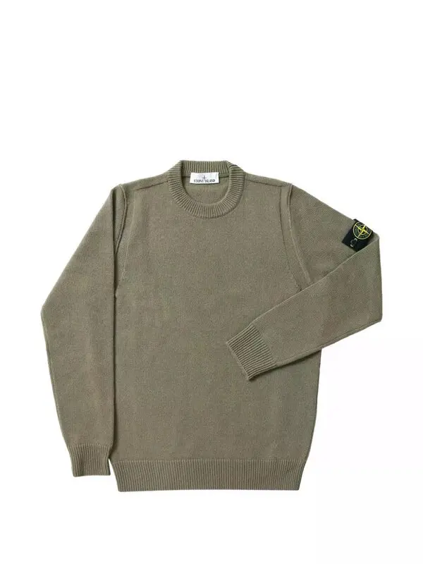 Stone Island Lambswool Crew Neck Sweater