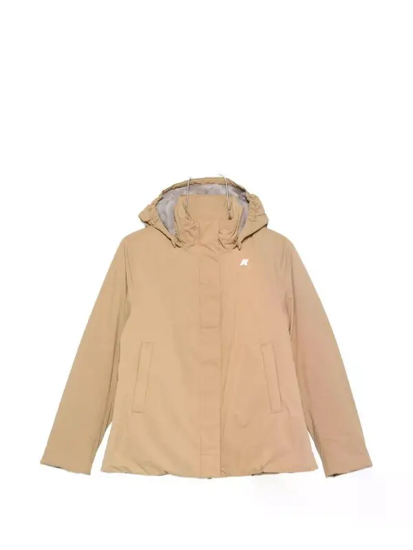 K-WAY Marlette Hooded Logo-patch Jacket