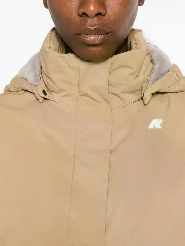 K-WAY Marlette Hooded Logo-patch Jacket