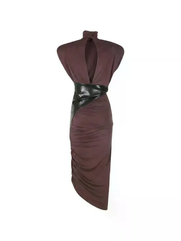 Andamane Ursula Draped Midi Dress