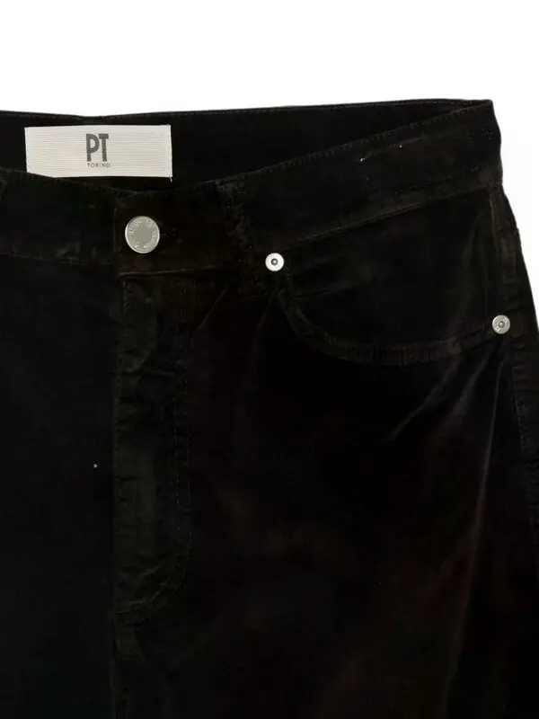 PT TORINO Cyndi Belt-loop Trousers - Brown