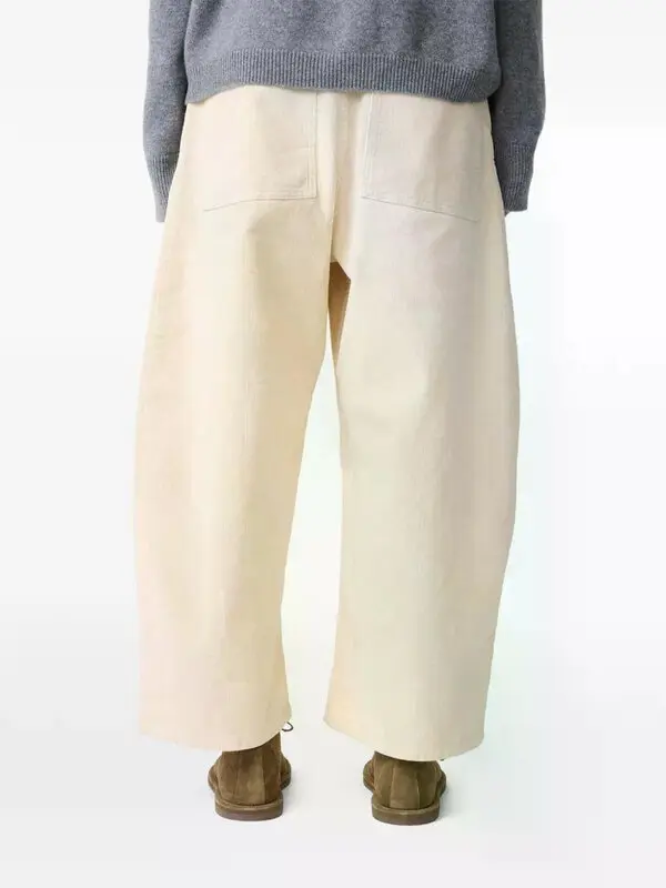 Studio Nicholson Chalco Corduroy Trousers In Cream