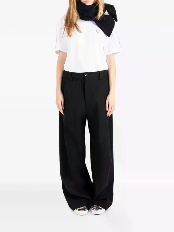SOCIETE ANONYME Bloom Wide-leg Wool Trousers