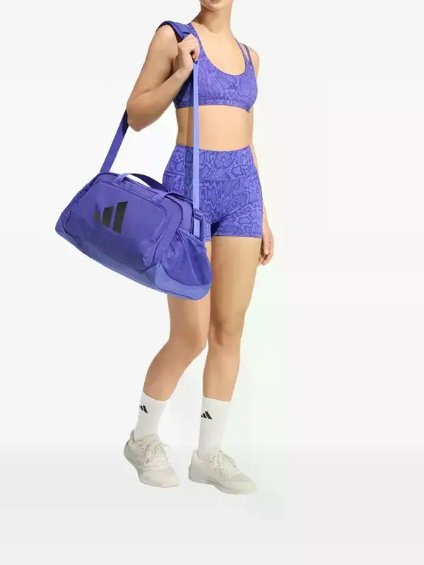 Adidas Optime Snake-print Sports Bra