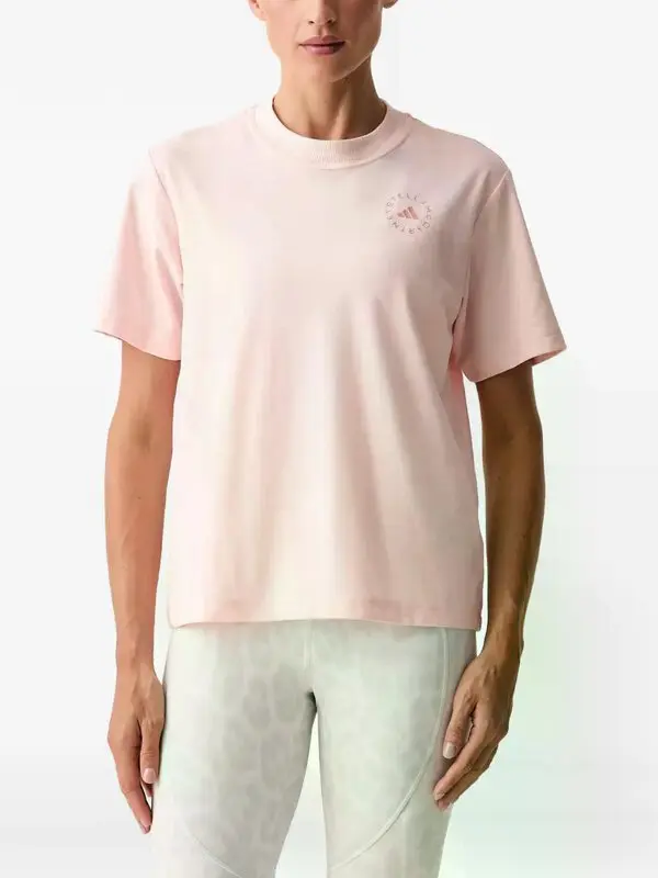 Adidas By Stella McCartney Logo-print T-shirt - Pink