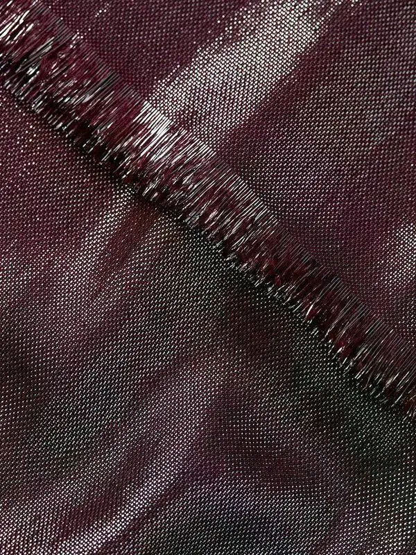 JANE CARR Mercury Frayed Scarf