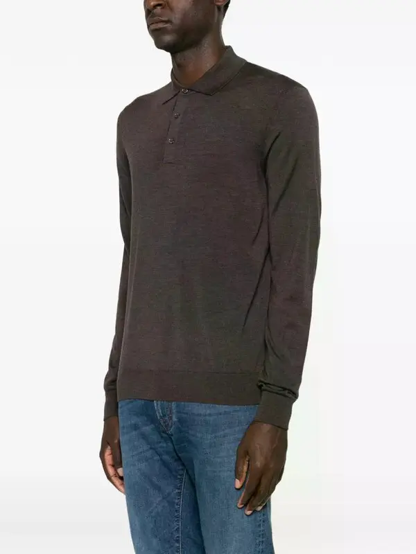 FERRANTE Long-sleeve Polo Shirt