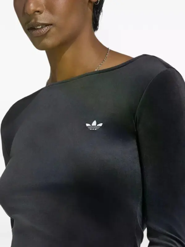 Adidas Velour Open-back Top