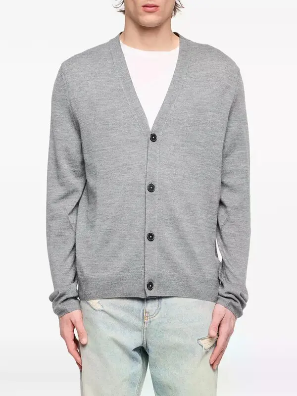 Zadig&Voltaire Remi Wool Cardigan With Jacquard Sleeve Detail