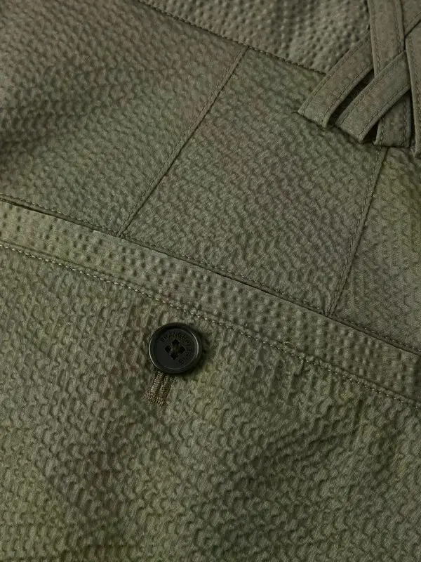 Shanghai Tang Seersucker Tailored Trousers