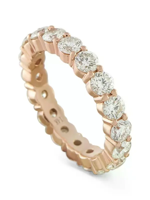 LB EXCLUSIVE 14k Rose Gold Diamond Eternity Ring