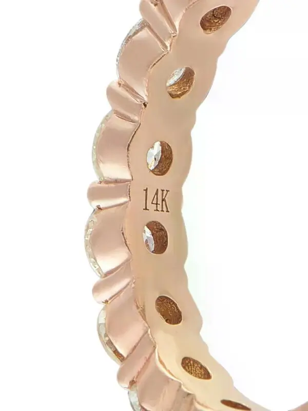 LB EXCLUSIVE 14k Rose Gold Diamond Eternity Ring