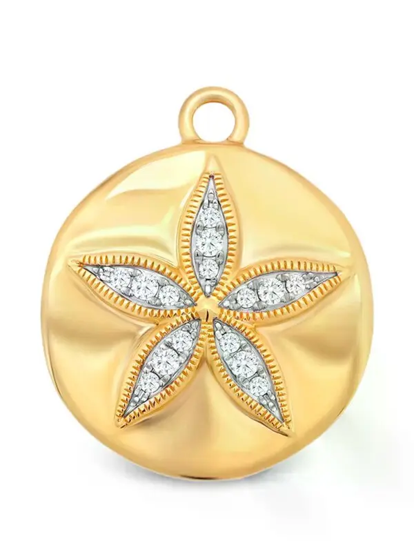 Sara Weinstock Sand-dollar-motif Diamond Pendant