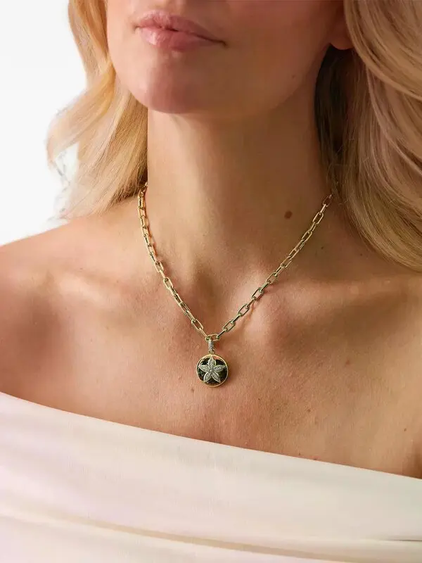 Sara Weinstock Sand-dollar-motif Diamond Pendant