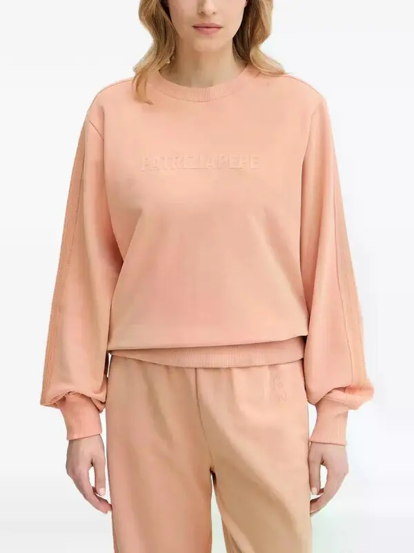 Patrizia Pepe Crewneck Sweatshirt With Logo Detail