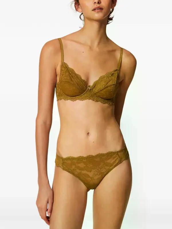 TWINSET Lace Brazilian Briefs