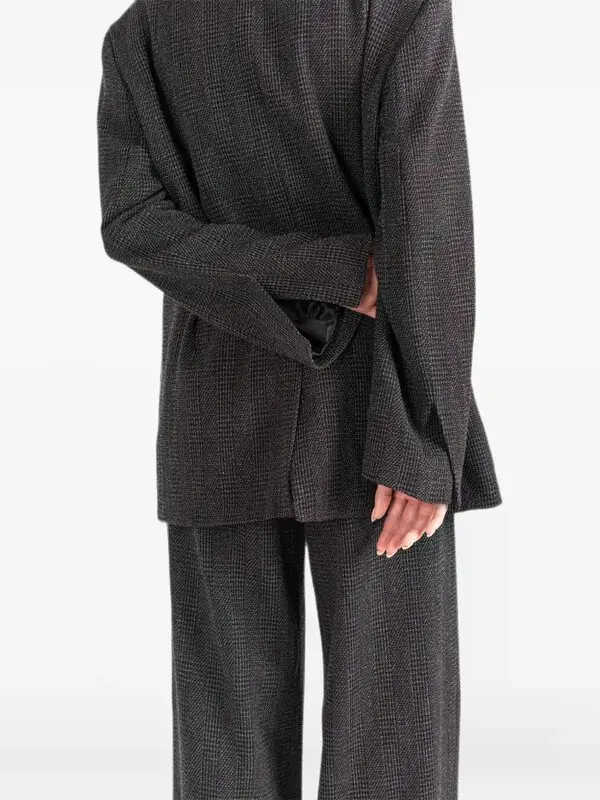 SOCIETE ANONYME Berry Checked Wool Jacket